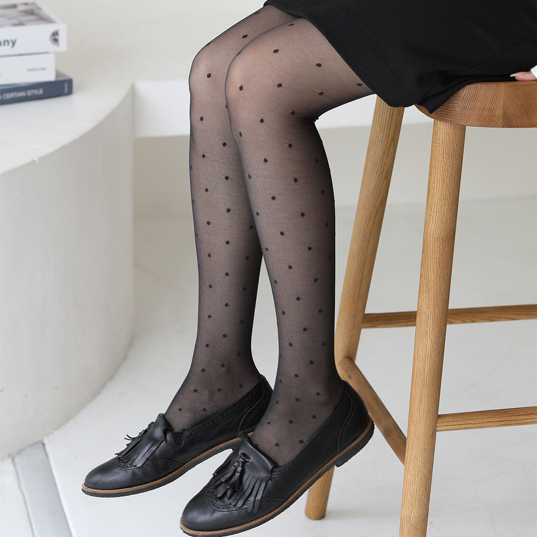 Clear Dots Sheer Tights 20D TL – Tabio UK